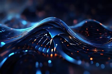 Premium Photo Blue Tech Background And Electronic Global Ai Generated