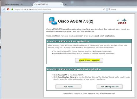 BlackBox Использование ASDM для управления Cisco ASA