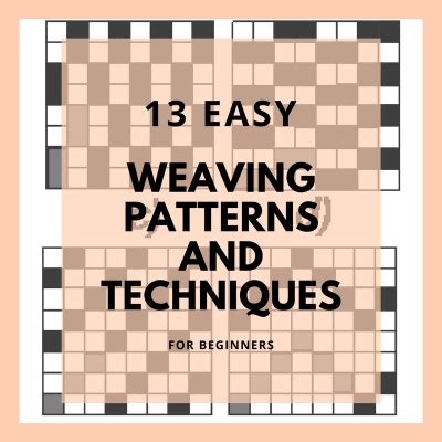 Weaving Patterns Techniques Every Beginner Should Know Artofit