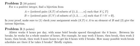 Solved Problem Points For N A Positive Integer Find Chegg