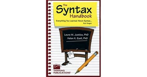 The Syntax Handbook Everything You Learned About Syntax But Forgot