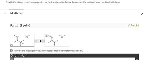 [solved] provide the missing curved arrow notation for the