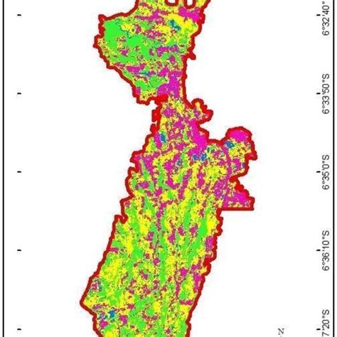 Land Use Classification In Study Area 2017 2021 Download
