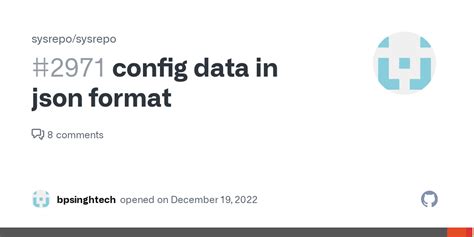 Config Data In Json Format · Issue 2971 · Sysreposysrepo · Github