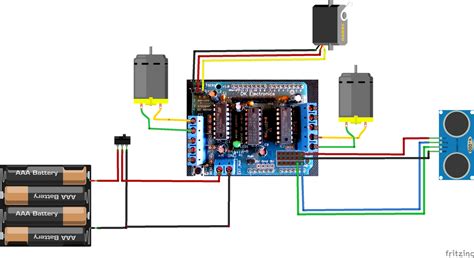 Bộ Kít Robot Tránh Vật Cản