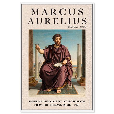 Emperor In Thought Canvas Classic Art Posters By Art Remedy White