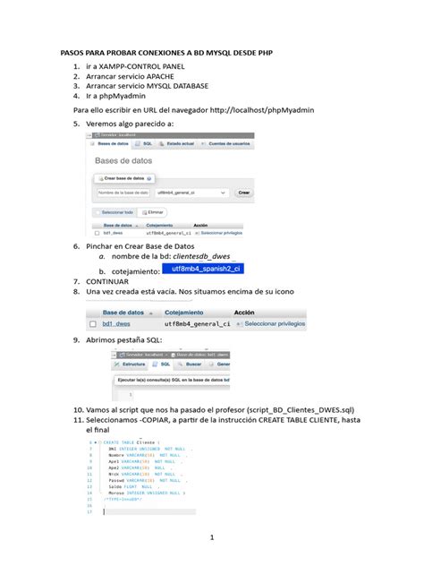 Resumen Acceso Php Mysql Pdf