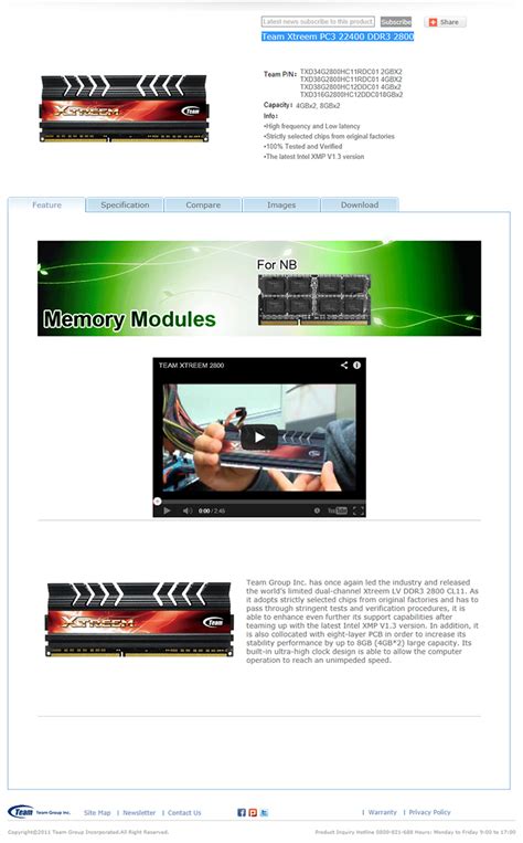 Team Xtreem Pc3 22400 Ddr3 2800 8gb Memory Kit Review Team Xtreem Pc3