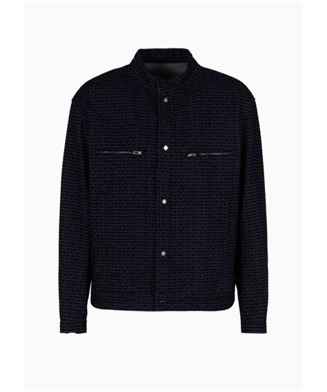 Emporio Armani（エンポリオアルマーニ）の「【エンポリオ アルマーニ】ジャケット デニム オールオーバー フロックロゴレタリング