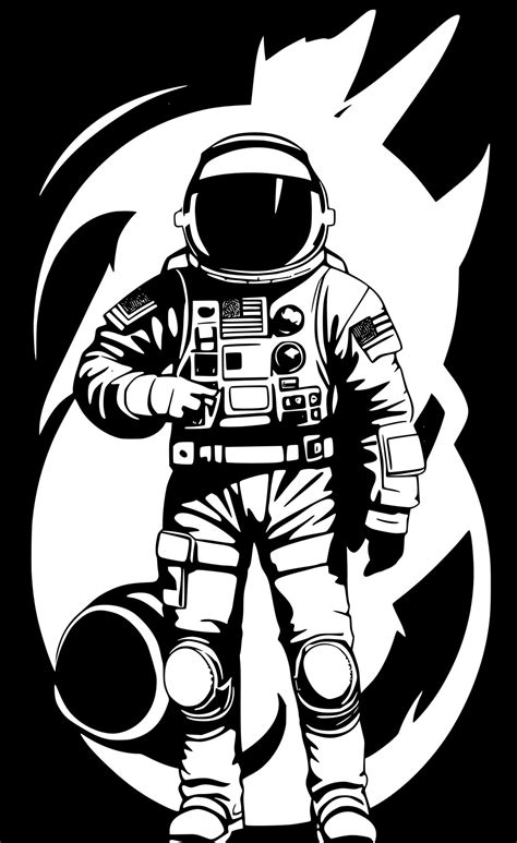 Vector Illustration Of Space Man Cartoon 21773579 Vector Art At Vecteezy