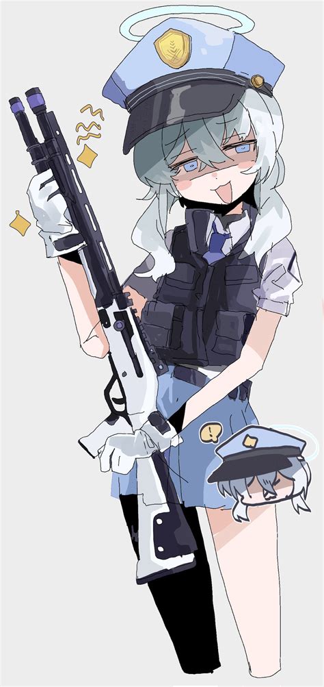 Valkyrie Police Academy Student Blue Archive Drawn By Odmised Danbooru