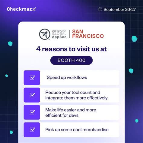 Why You Need To Go To Booth 400 For Appsec Checkmarx Posted On The