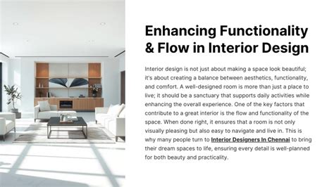 Ppt Enhancing Functionality And Flow In Interior Design Powerpoint Presentation Id 14185793