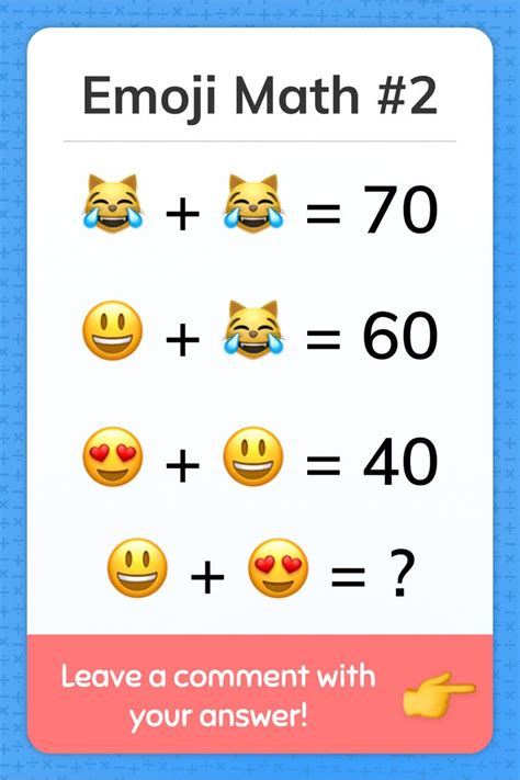 Emoji Math 2 Game