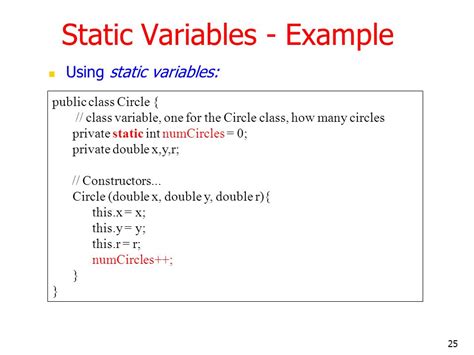Java статические классы Модификатор Static в Java