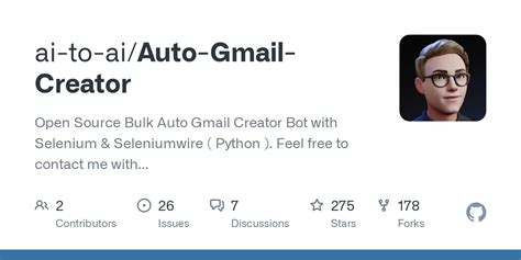Github Ai To Aiauto Gmail Creator Open Source Bulk Auto Gmail