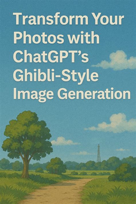 ai generativeai ghiblistyle artificialintelligence machinelearning