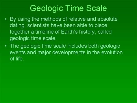 Fossils Age Dating And Geologic Time Scale Fossils