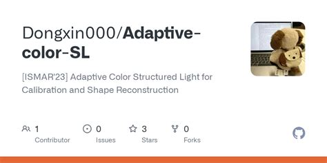 Github Dongxin000adaptive Color Sl Ismar23 Adaptive Color