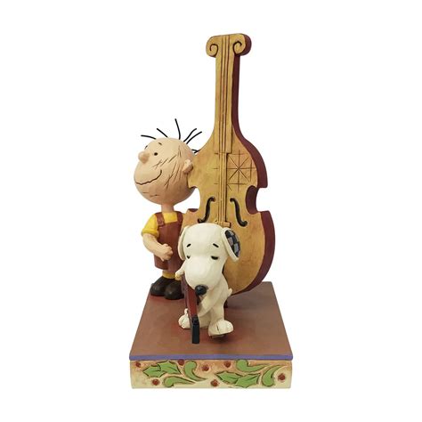 Peanuts Snoopy Playing Guitar Merry Melody Statue By Jim Shore