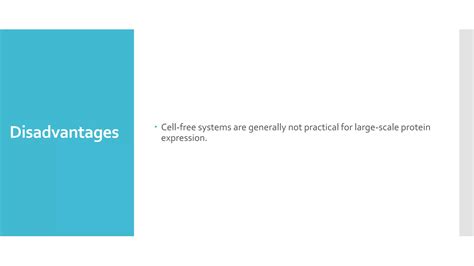 Cell Free Protein Expression System Pptx