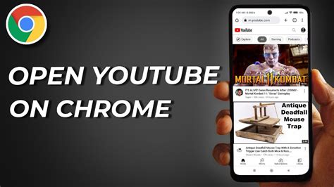 How To Open Youtube On Chrome Android Youtube Via Chrome Youtube
