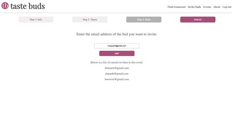 restaurant matching and voting application using mvc pattern and restful apis