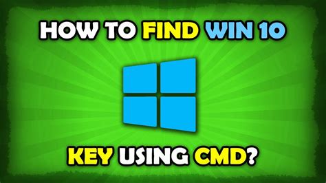 How To Find Windows 10 Product Key Using Command Prompt Youtube