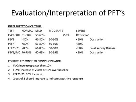 Ppt Pulmonary Function Testing Powerpoint Presentation Free Download
