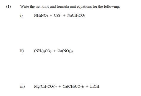 Solved Please Detail How You Solved Each Of These I Don T Chegg Com