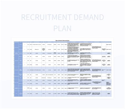 Free Demand Plan Templates For Google Sheets And Microsoft Excel Slidesdocs