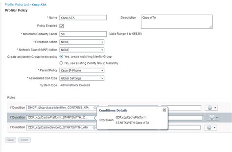 Solved Special Requirements For Cdp Profiling Cisco Community