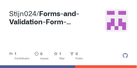 Github Stijn024 Forms And Validation Form Requests