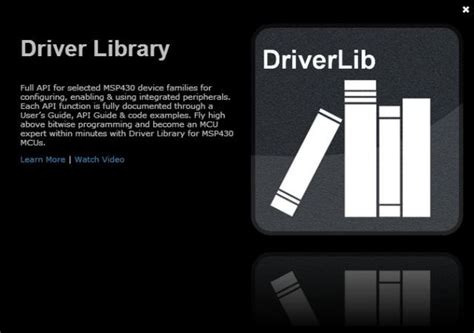 Mspdriverlib Msp Driver Library