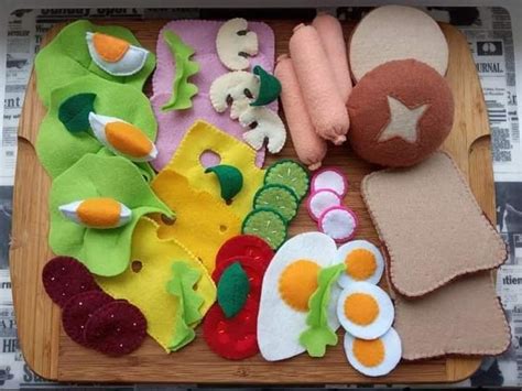 Diy Felt Play Food Lunch Artofit