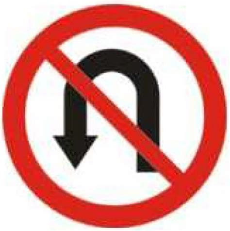 Polish B 23 No U Turns Sign Download Scientific Diagram