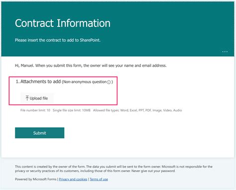 Adding Microsoft Forms Attachments To Sharepoint Lists Docjuris