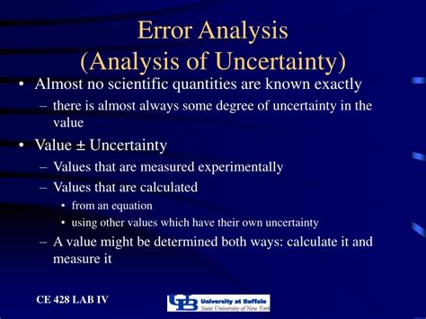 PPT Error Analysis Analysis Of Uncertainty PowerPoint Presentation ID