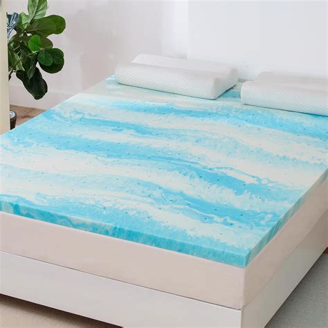 2 Inch Full Cooling Gel Infused Mattress Topper Memory Foam Mattress