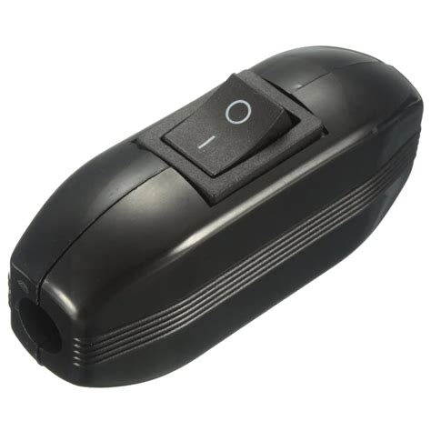 5x 250v ac 6a in line on off table lamp bed light controll switch 3 core cable in switches from