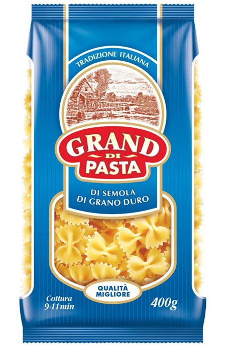 Макаронные изделия бабочки Макфа GRAND di PASTA Farfalle 400гр 10шт ...