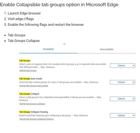 Updated To Latest Version Of Edge Whatever Happened To This Feature That Allowed Grouped Tabs