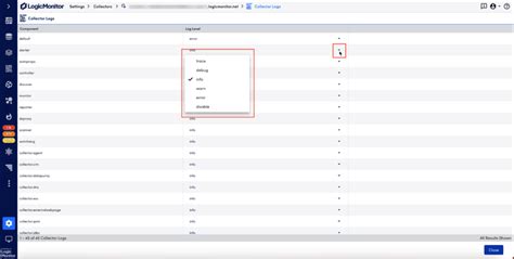 Managing Collector Logs Logicmonitor