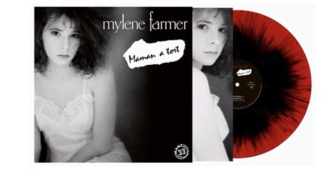 Mylène Farmer Maman A Tort Maxi Vinyle Collector Splatter Noir