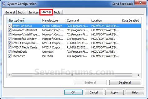 Startup Programs Change Tutorials