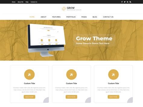 Grow Grid Wordpress Theme