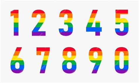 프라이드 Lgbtq 플래그 패턴이 있는 숫자 무지개 정체성 트랜스젠더 배너 게이 및 레즈비언 포스터 양성애자 디자인 등에 완벽한