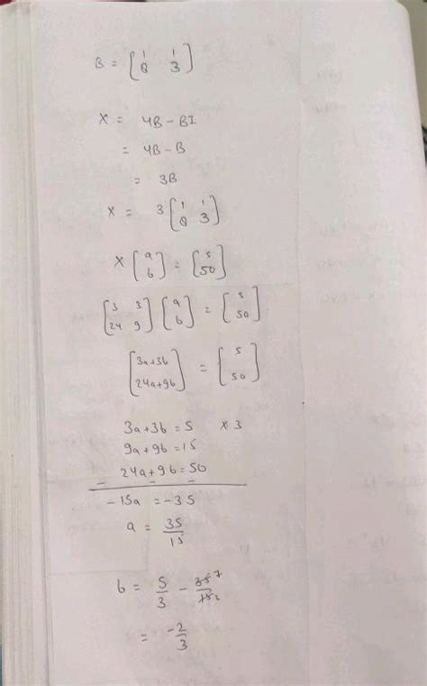 C Given Matrix B Left Begin Array Cc 1 1 8 3 End Array