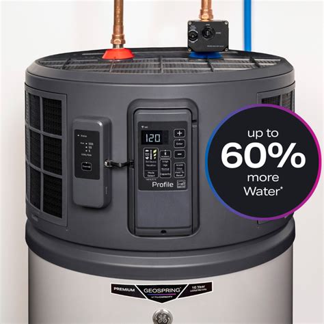 Ge Profile™ Geospring™ Smart Hybrid Heat Pump Water Heater 40 Gallon