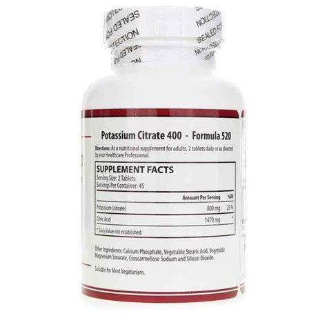Potassium Citrate 400 Biospec